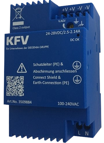KFV Transformer til Genius og AS3600 24V DC/60W | Carl Ras
