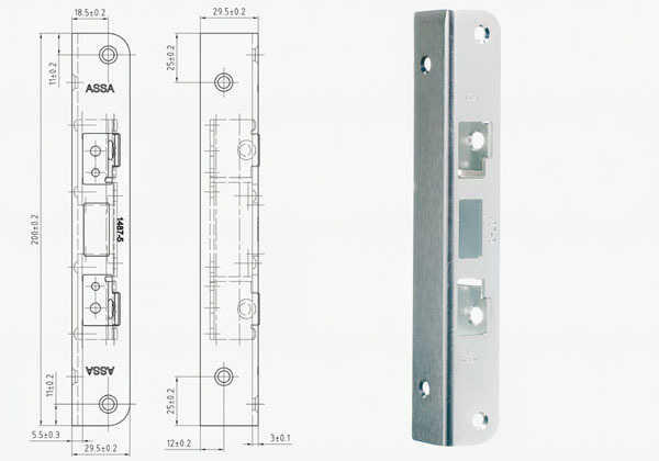 Assa Abloy Sikkerhedsslutblik 1487-5 | Carl Ras