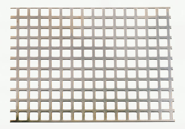 Perforeret plade fzv firk huller 2000x1000x1,0mm | Carl Ras