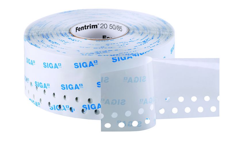 SIGA Tape Fentrim 20 50/85 hvid, 125 mm x 35 m | Carl Ras
