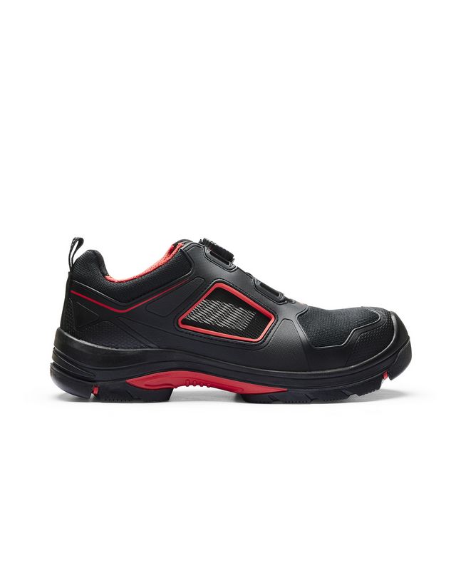 Blåkläder Sikkerhedssko 2472 Sort/Rød, str. 48 | Carl Ras