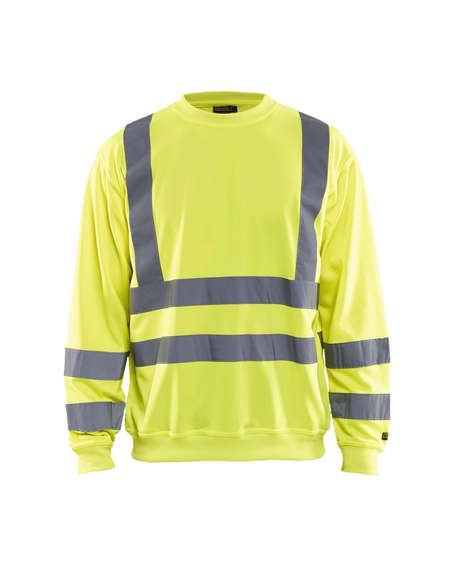 Blåkläder Sweatshirt 33411974 Hi-vis gul, str. S | Carl Ras