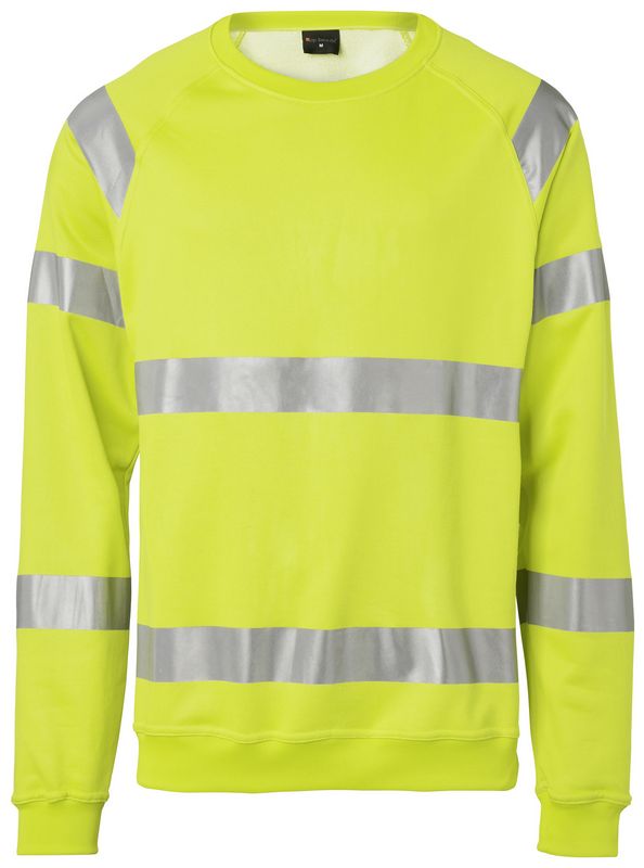Top swede Sweatshirt 169, Hi-vis Gul, str. XS | Carl Ras