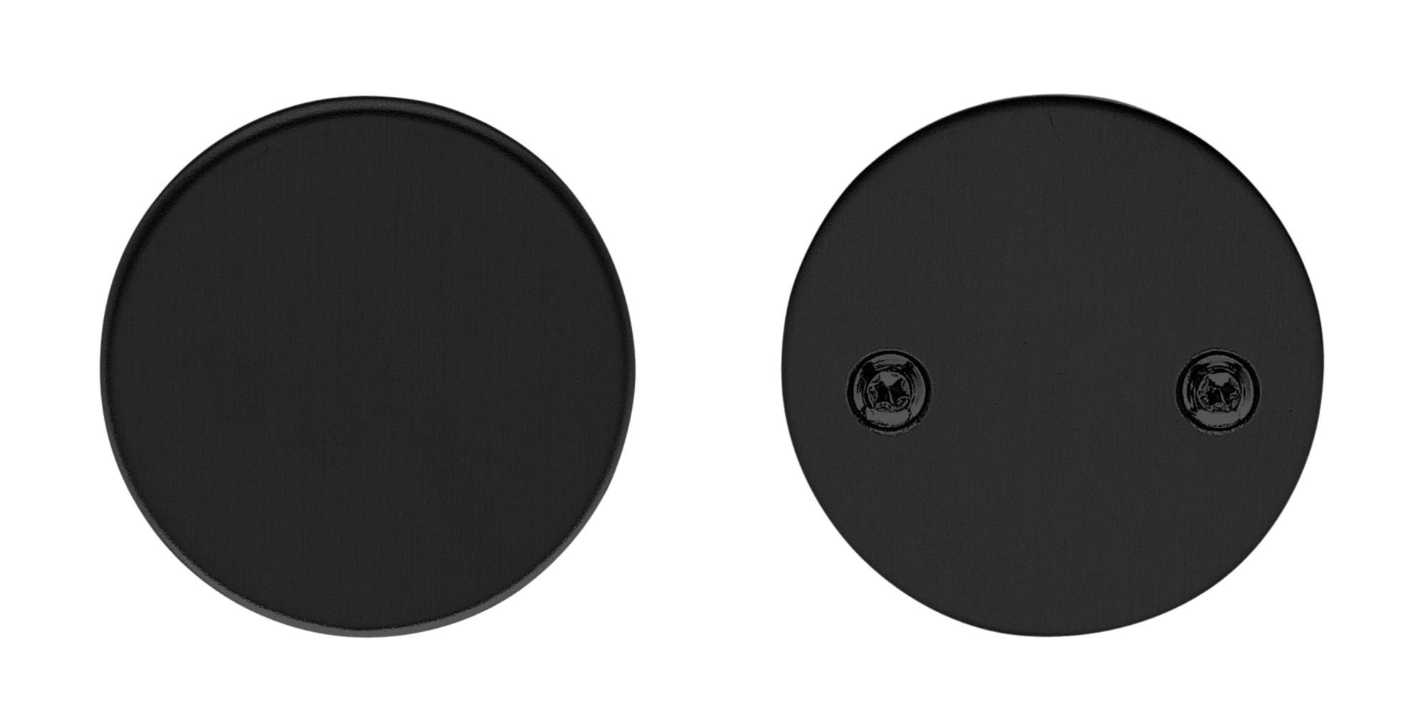 Randi Line Blindskilte RS sort PVD Ø50x2mm massiv cc30mm 1100.25 | Carl Ras