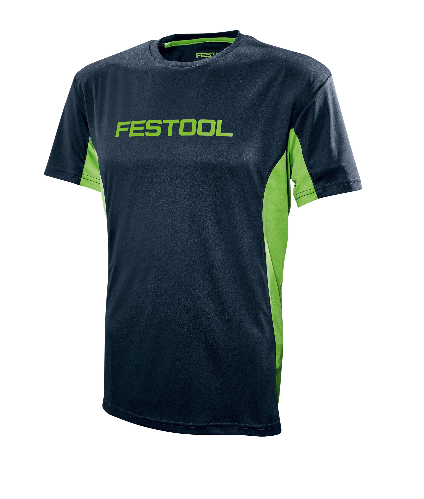 Festool T-shirt Funktions herre mørkeblå/grøn, str. XXXL | Carl Ras