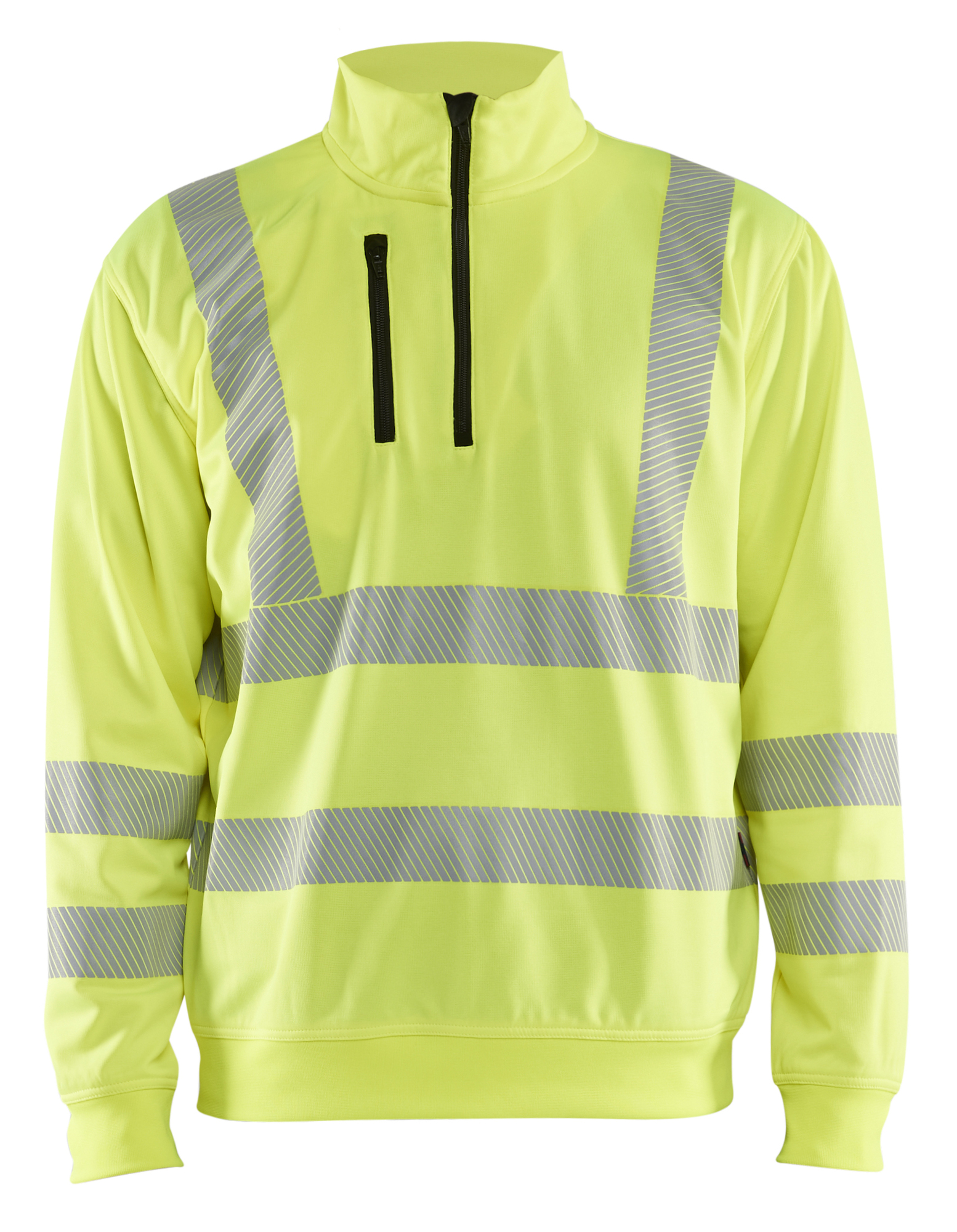 Blåkläder Sweatshirt half-zip Hi-vis 3564 Gul, str. S | Carl Ras