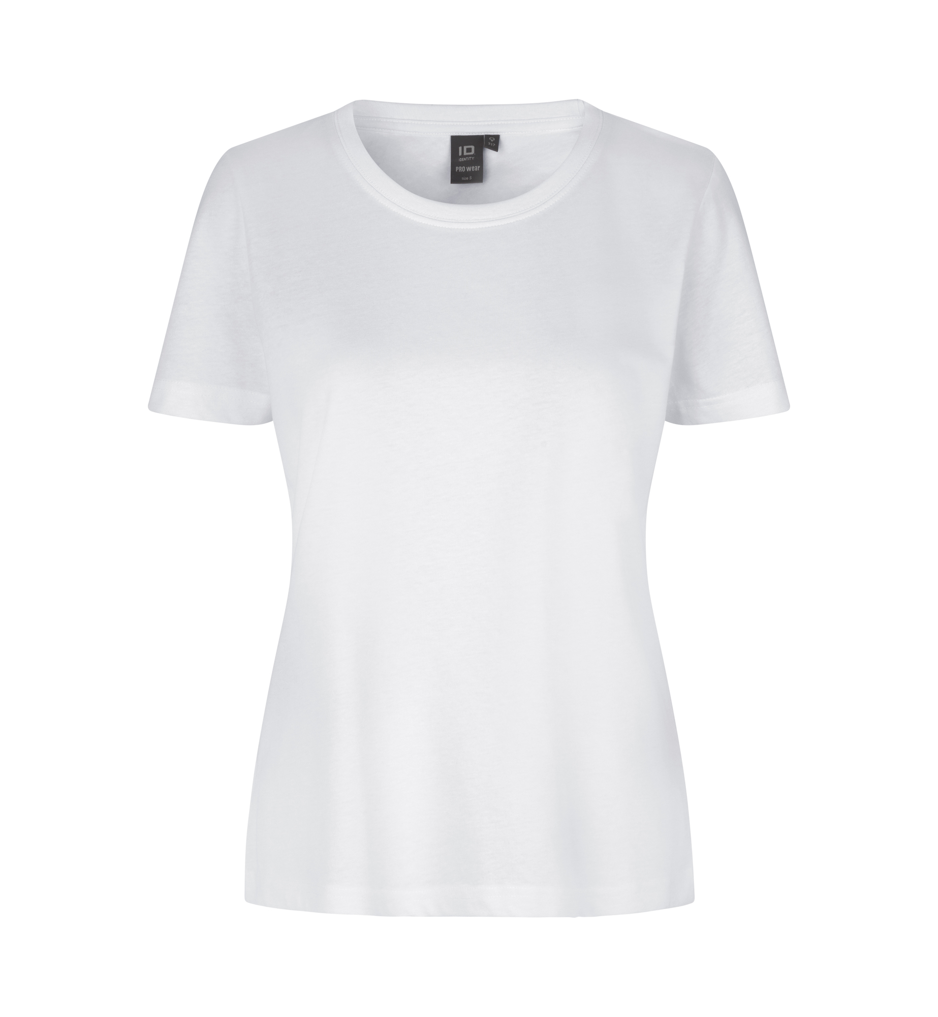 ID Identity T-shirt 0317 Dame Hvid, str. 2XL | Carl Ras