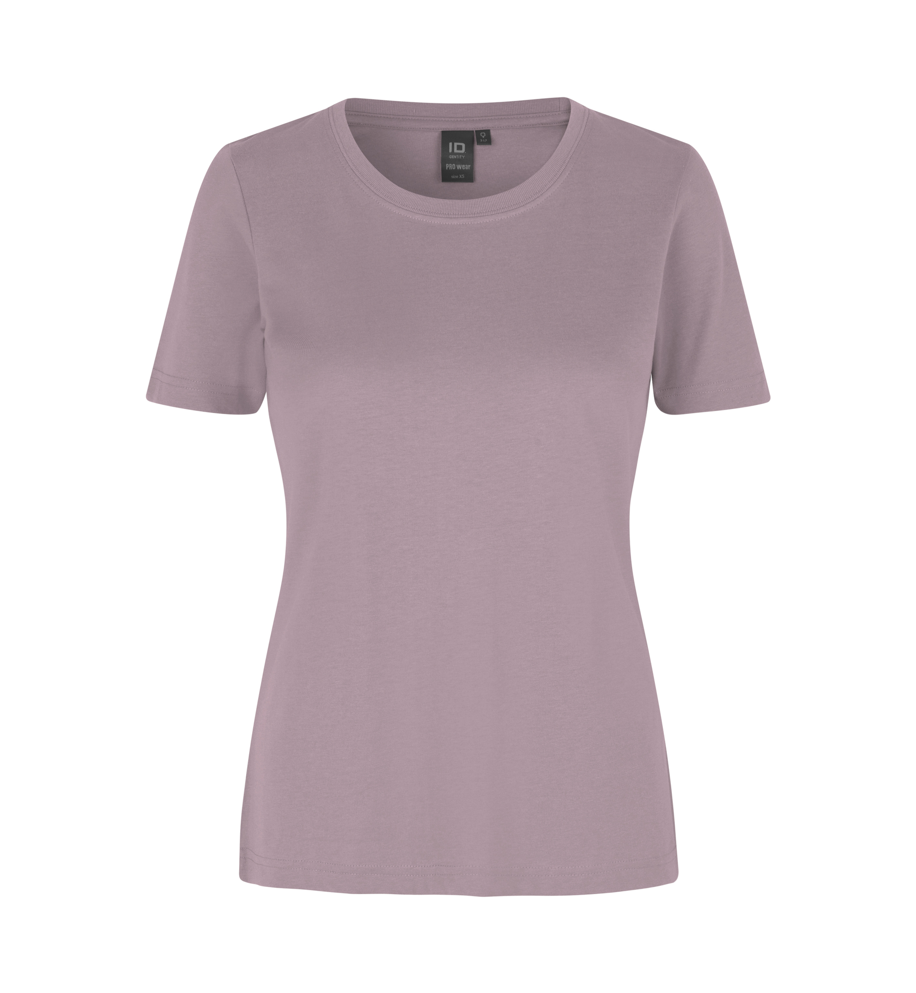 ID Identity T-shirt 0317 Dame Støvet Rosa, str. 4XL | Carl Ras