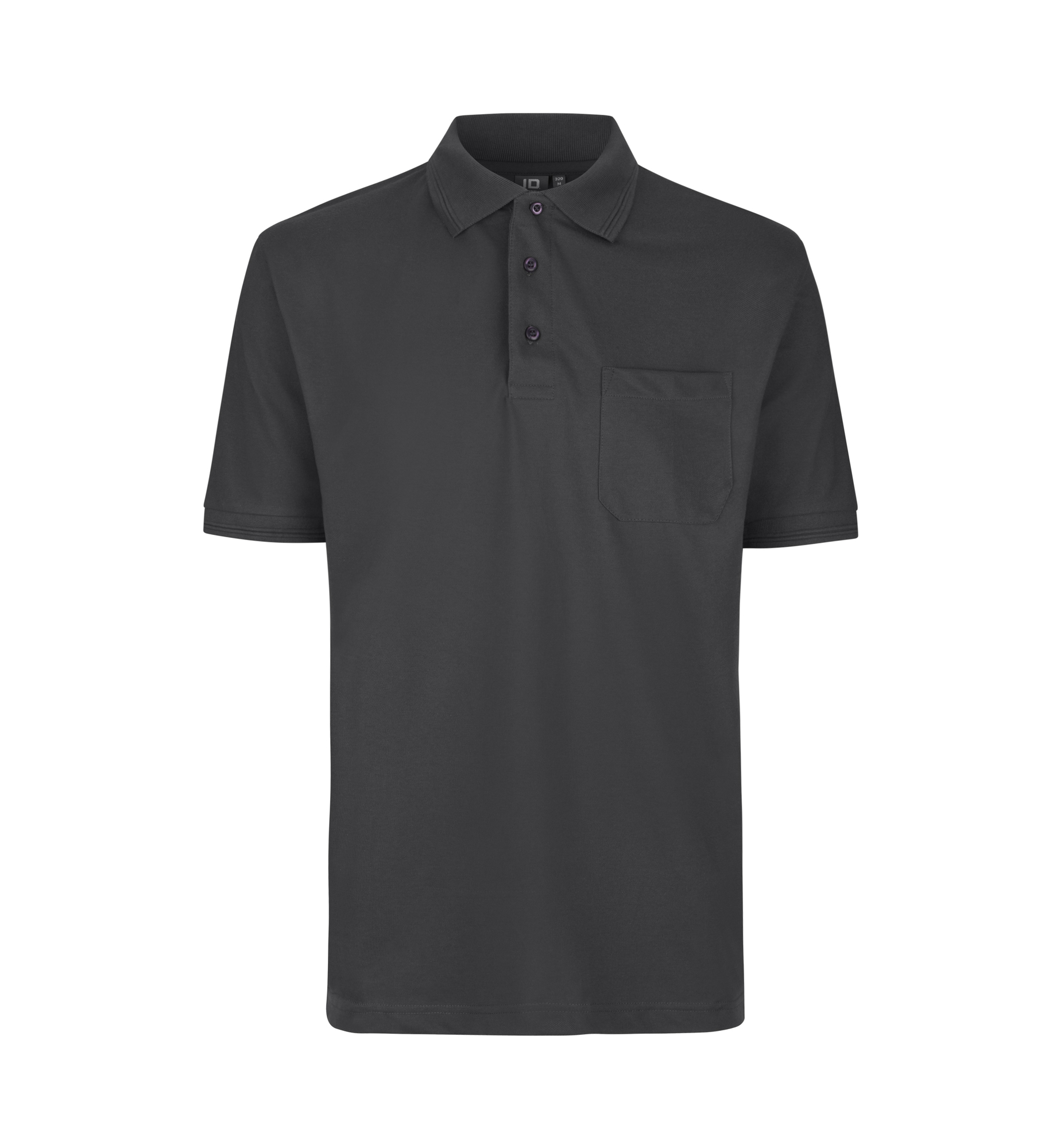 ID Identity Poloshirt 0320 Koks grå, str. 4XL | Carl Ras