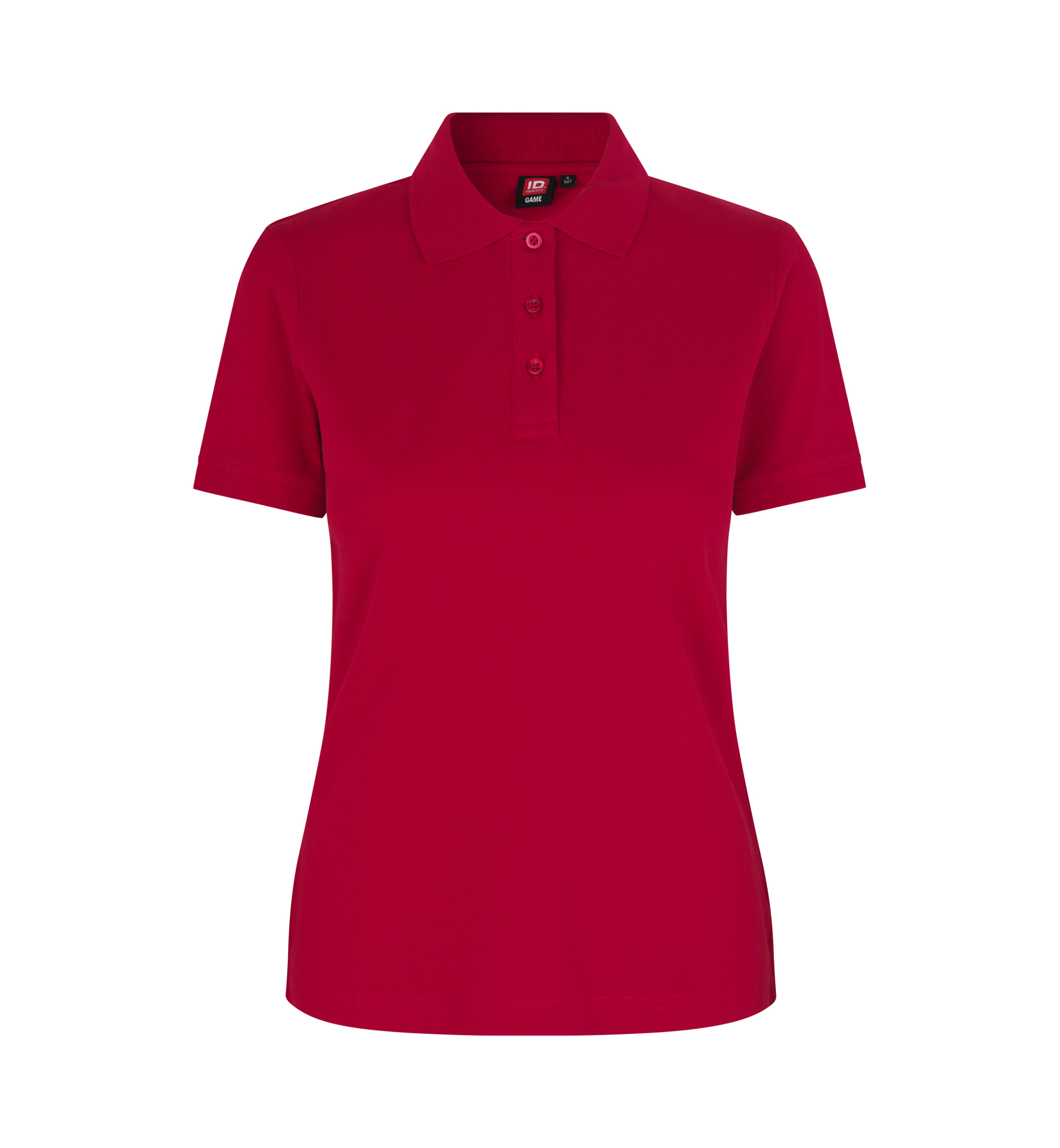 ID Identity Poloshirt 0527 Dame Rød, str. S | Carl Ras