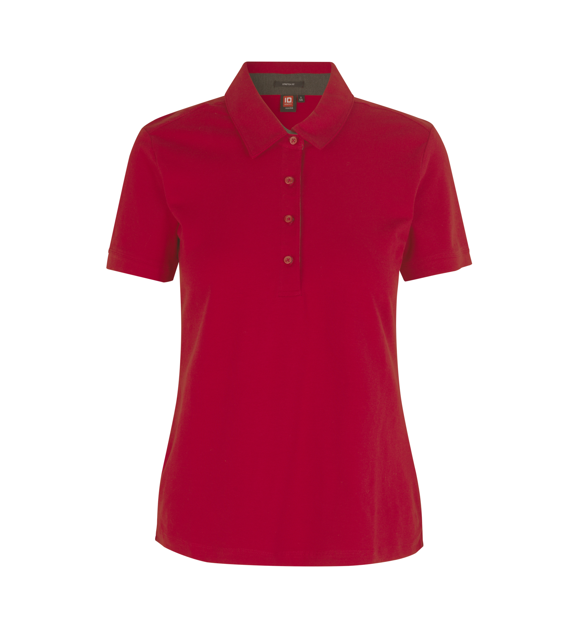 ID Identity Poloshirt 0535 Dame Rød, str. L | Carl Ras