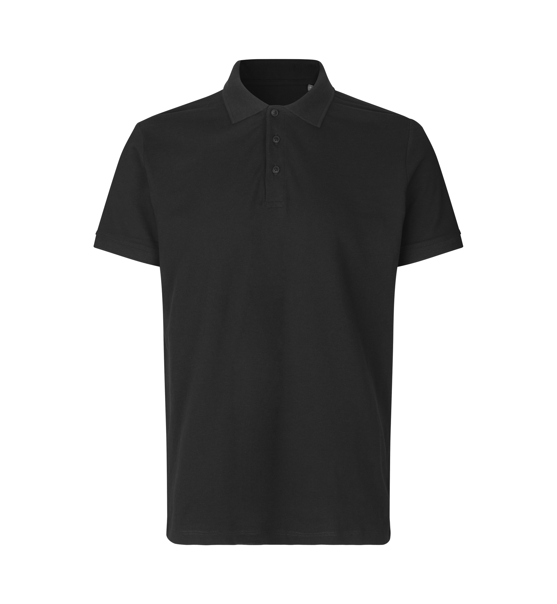 ID Identity Poloshirt 0586 Sort, str. XL | Carl Ras