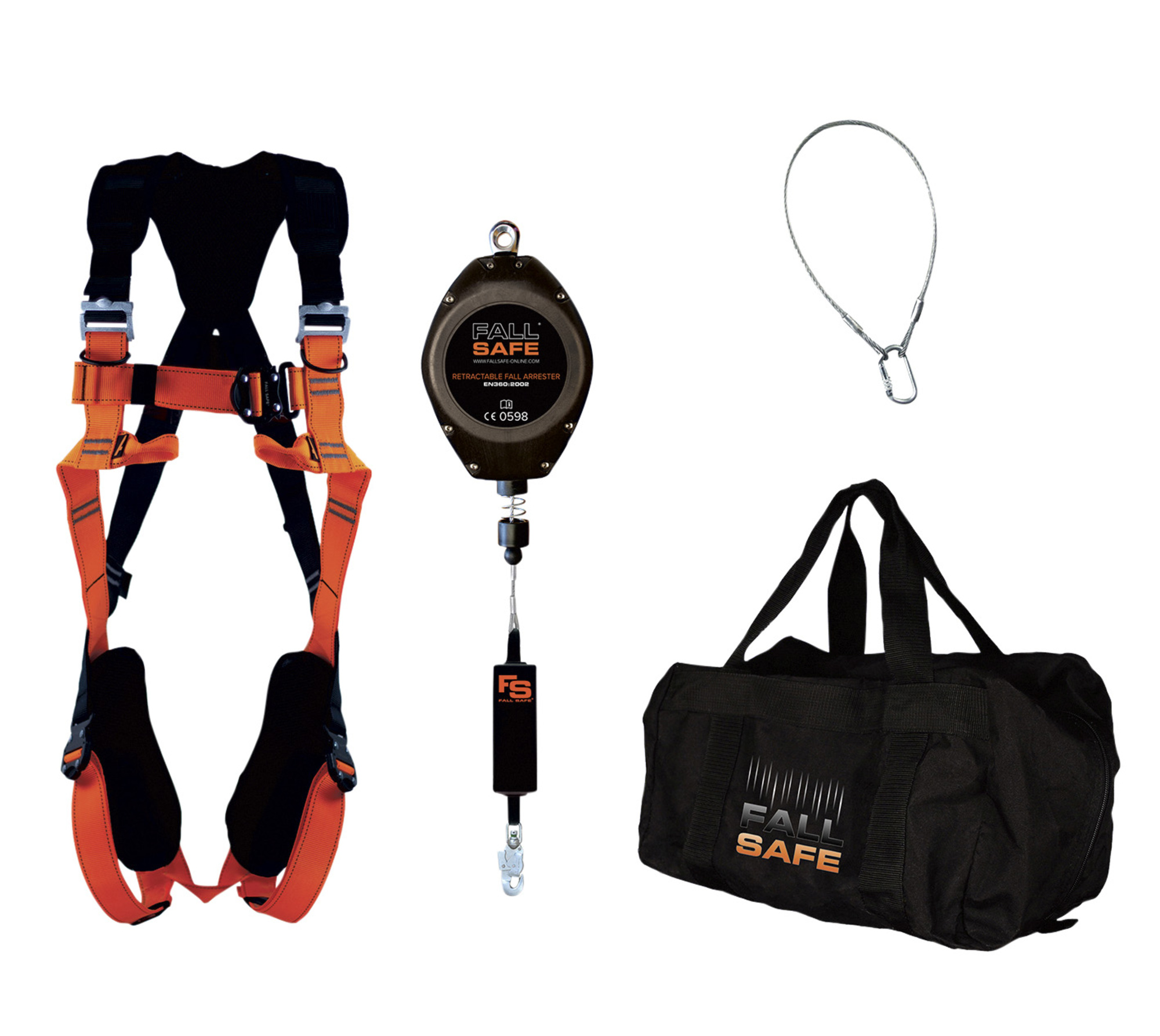 FallSafe Faldsikringssæt FS2025 Basic 5 /15m faldstoptalje | Carl Ras